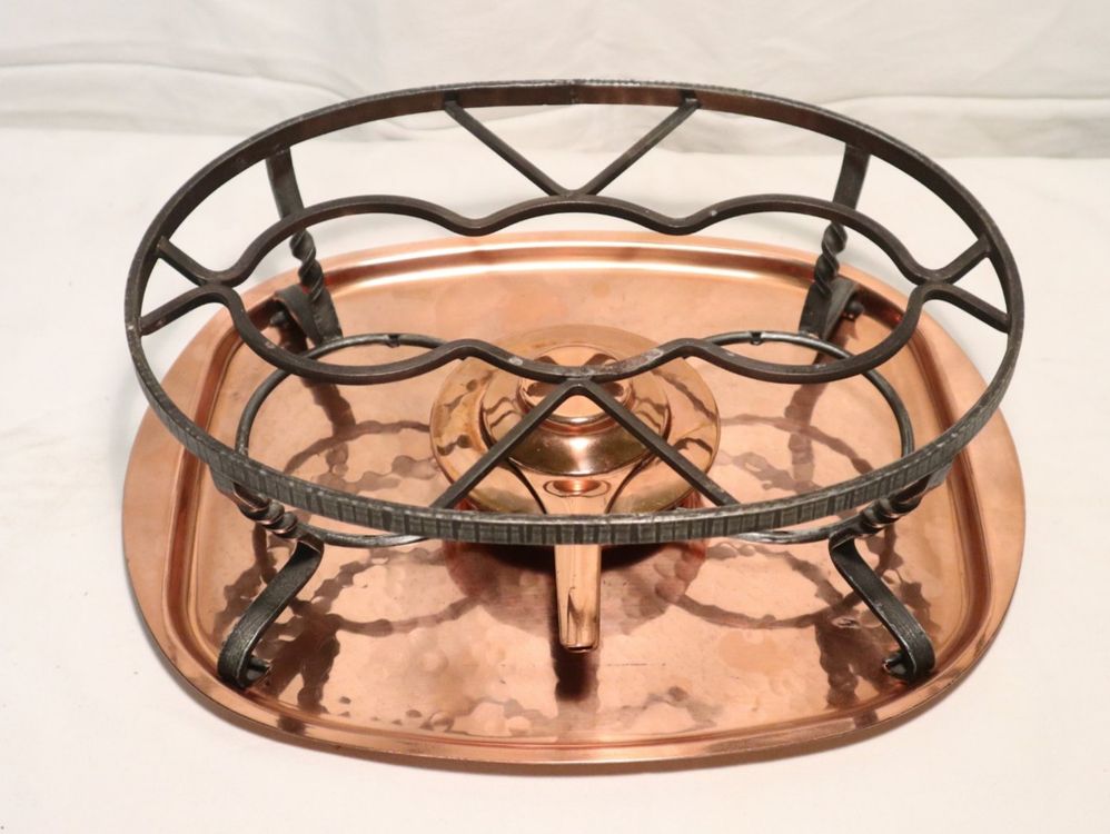 Kupfer Rechaud mit 2 Spiritusbrenner Stöckli Swiss Made | Kaufen auf ...