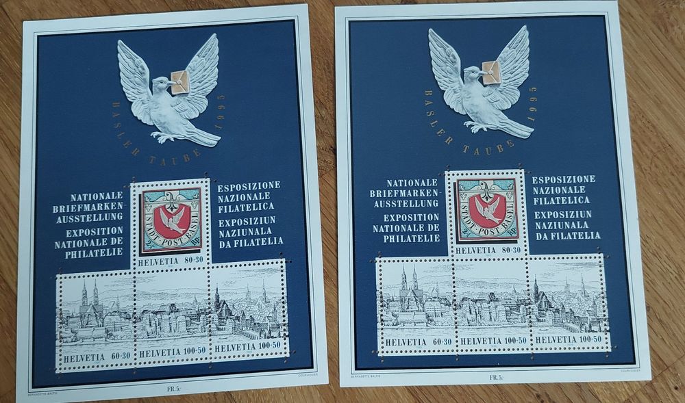 Nationale Briefmarkenausstellung 1995 (Neu (gemäss Beschreibung)) in Frauenfeld für CHF 3 – mit ...