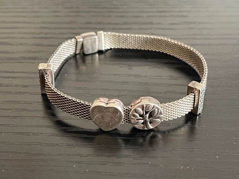 PANDORA Reflexion Charm Carier Armband + 4x Pandora Charm | Kaufen auf ...