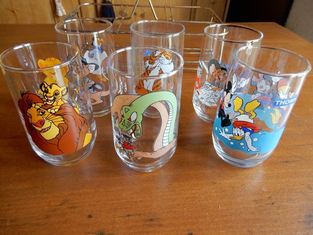 6 Senfgläser Disney Thomy im Gestell | Kaufen auf Ricardo