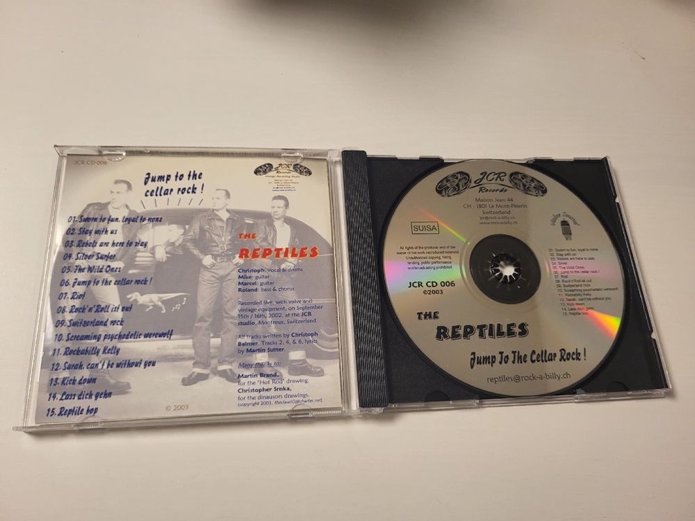 The Reptiles - Jump to the Cellar Rock! CD (Neu (gemäss Beschreibung ...