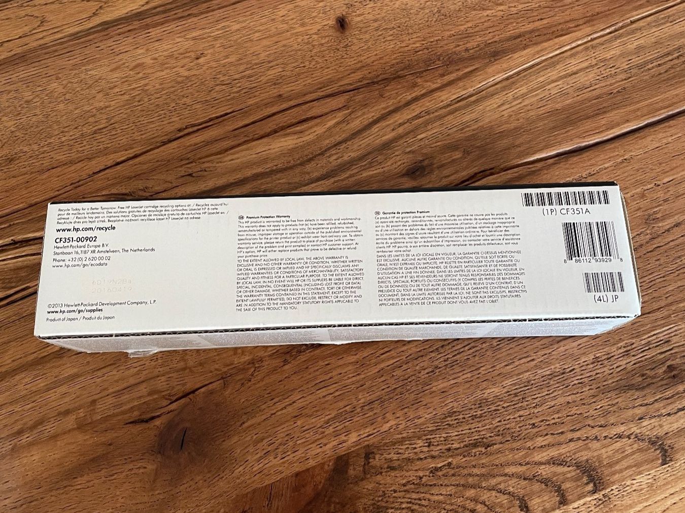 HP Laserjet Pro Toner Kartusche 130A Cyan (Neu und originalverpackt) in ...