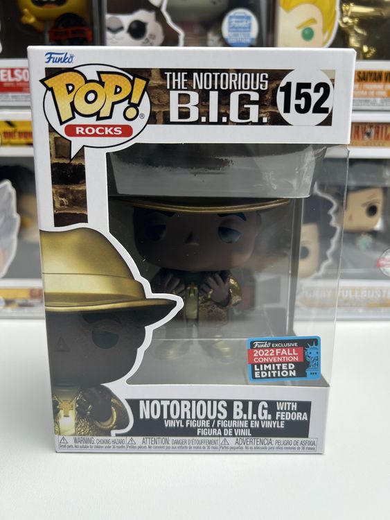 Funko POP! Rocks The Notorious B.I.G. with Fedora (Gold) Lim | Kaufen ...