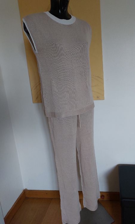 NEUER Trend 2-teiler Strick Hose und Pulli Gr.S (Neu und ...