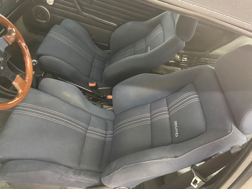 VW Golf 1 / 2 Origin. Recaro Sitze Edition One Mauritiusblau | Kaufen ...