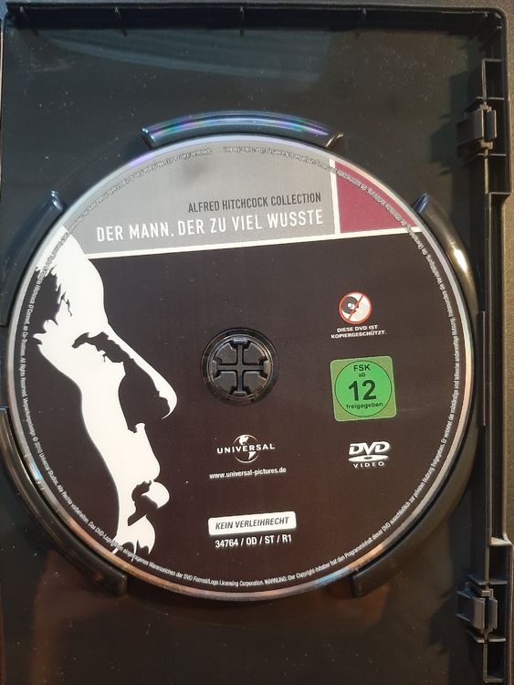 DVD Alfred Hitchcock - Der Mann, der zu viel wusste! (Gebraucht) in ...