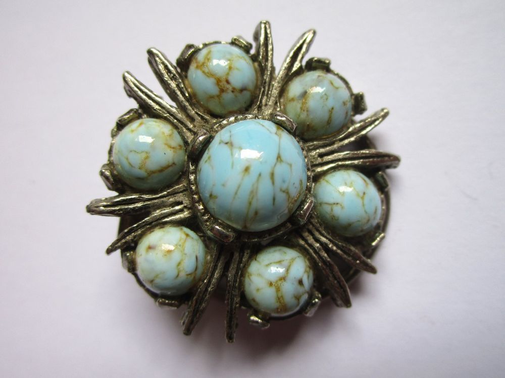 Brosche/Clip mit Türkis | Kaufen auf Ricardo