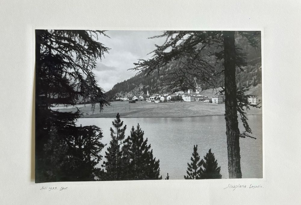 Vintage E. Gut, Grossfoto - Silvaplana, Engadin, 1935 (Gebraucht) in Frauenfeld für CHF 39 – mit ...