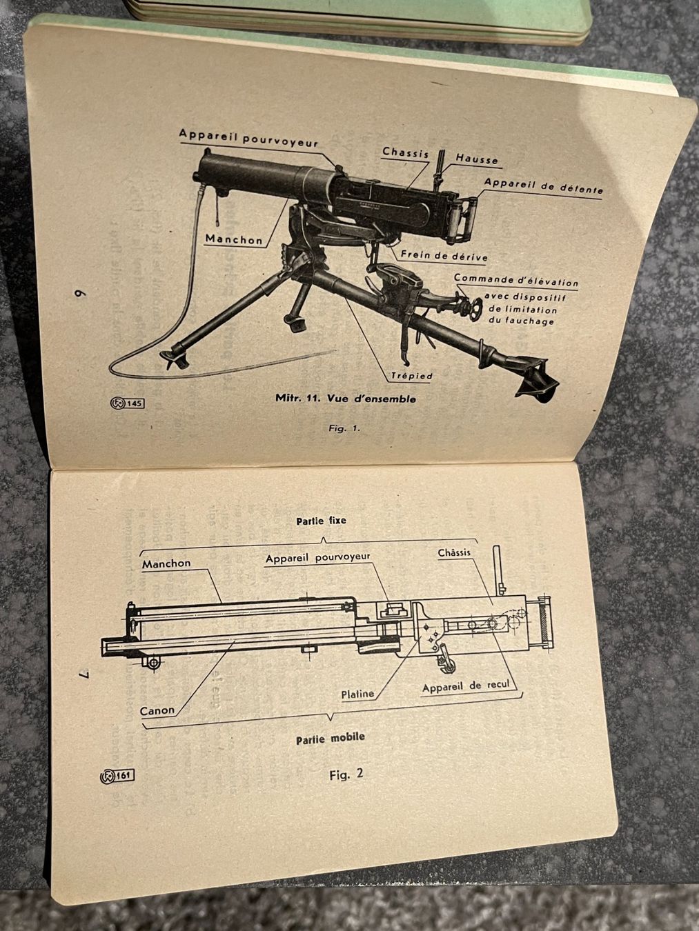 La mitrailleuse lourde, Mitr 11, Regl. tech. No. 3, 1939 (Gebraucht) in ...