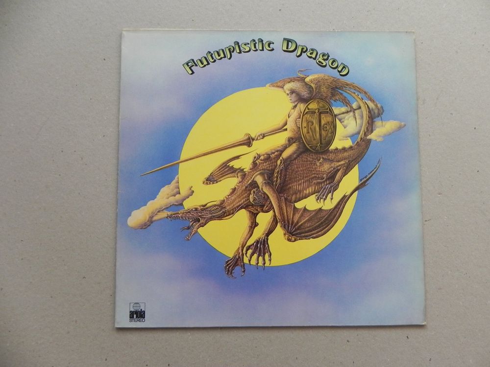 LP brit. Rock Band T.Rex Marc Bolan 1976 Futuristic Dragon (Gebraucht ...