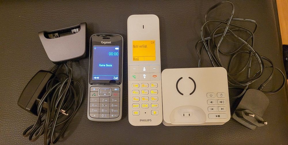 HD Phone Gigaset SL360HS und Philips Model B395 (Defekt) in Bremgarten ...
