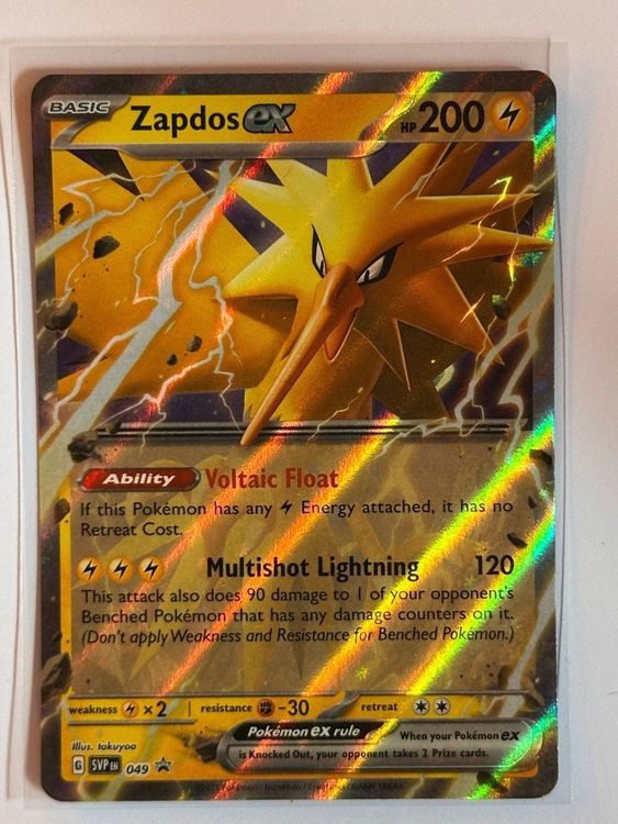 Pokémon Zapdos EX 049 (Gebraucht) in Belp für CHF 1.9 – mit Lieferung auf Ricardo kaufen