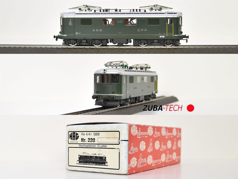HAG 220 E-Lok Re 4/4 I SBB H0 WS Analog (Gebraucht) in St. Gallen für CHF 103.5 – mit Lieferung ...