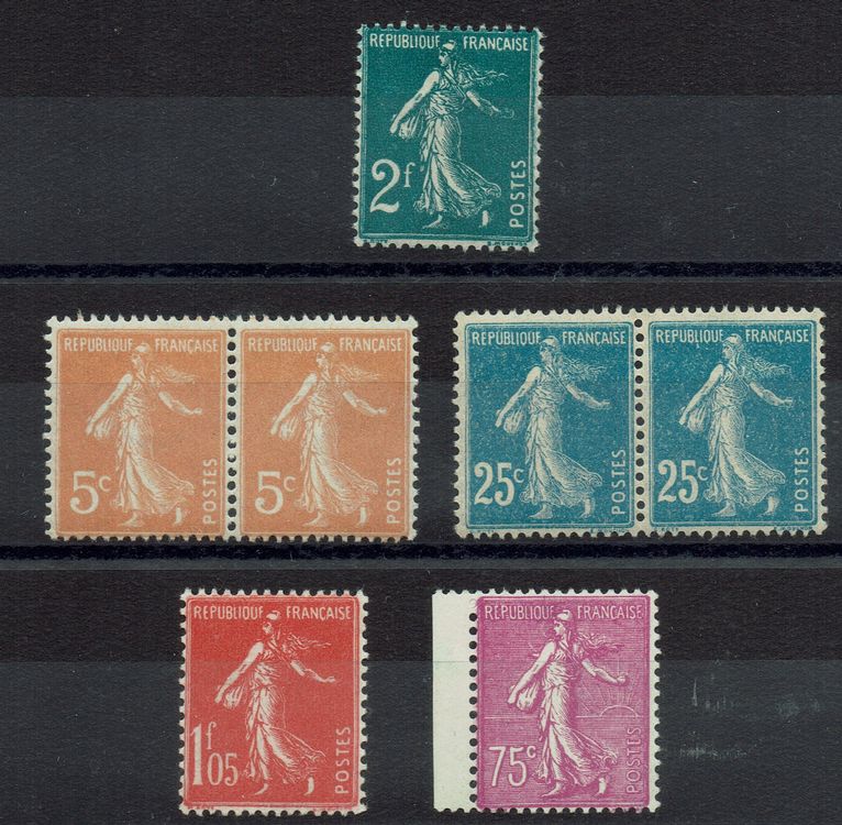 Frankreich Säherin; kleines Lot postfrisch ** (Neu (gemäss Beschreibung)) in Kriens für CHF 3 ...