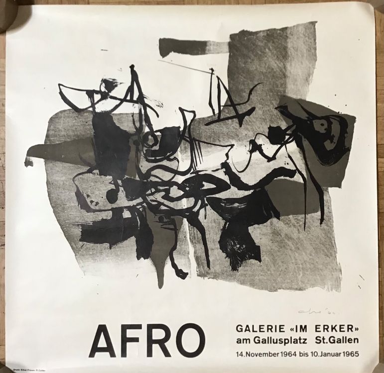 AFRO (1912-1976) Litho Plakat Handsigniert (Gebraucht) in Root für CHF 5 – mit Lieferung auf ...