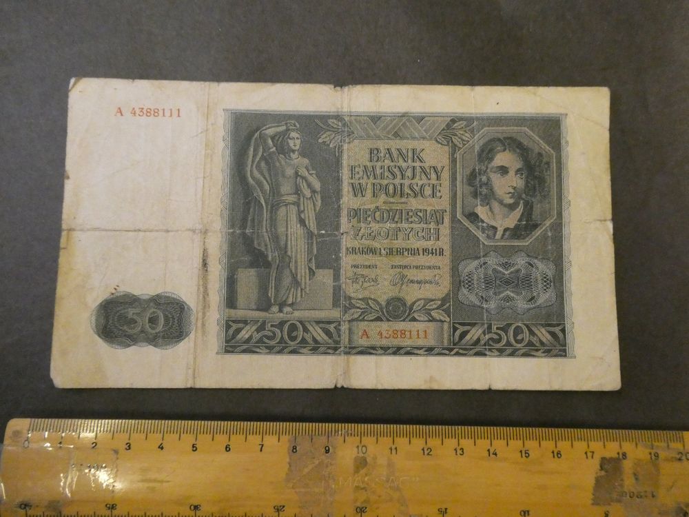 Polen 1941, 50 Zloty (Gebraucht) in Hinterforst für CHF 1 – mit ...