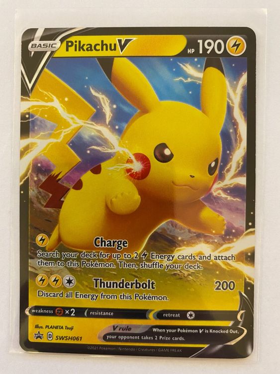 Pokemon Pikachu V SWSH 061 EN | Kaufen auf Ricardo