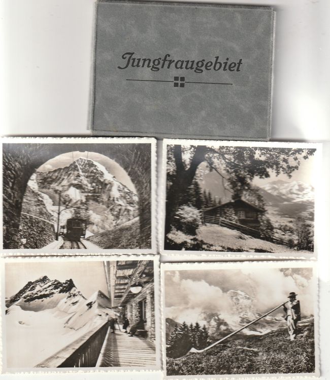 12 kleine Fotos Jungfraugebiet im Umschlag (Gebraucht) in Rorschacherberg für CHF 3 – mit ...