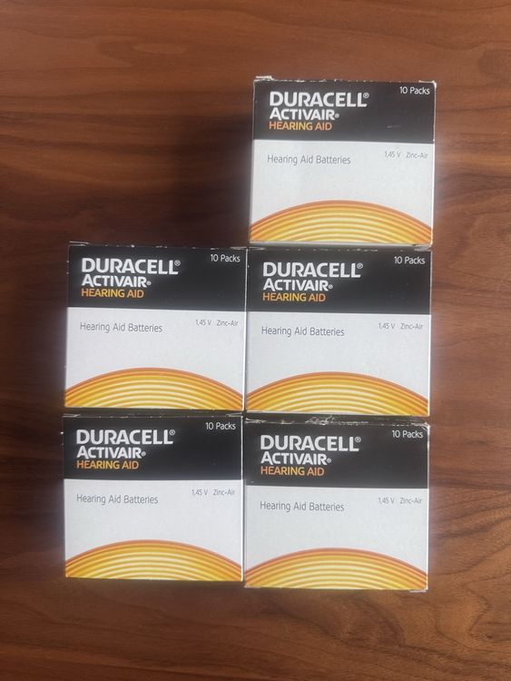 Duracell Activair Hörgerät-Batterien, 10er Pack! NEU! (Neu und ...