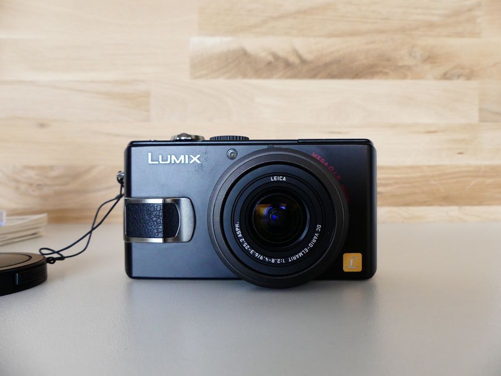 Panasonic Lumix DMC-LX2 Leica Digitalkamera 10.2MP - Schwarz (Neu ...