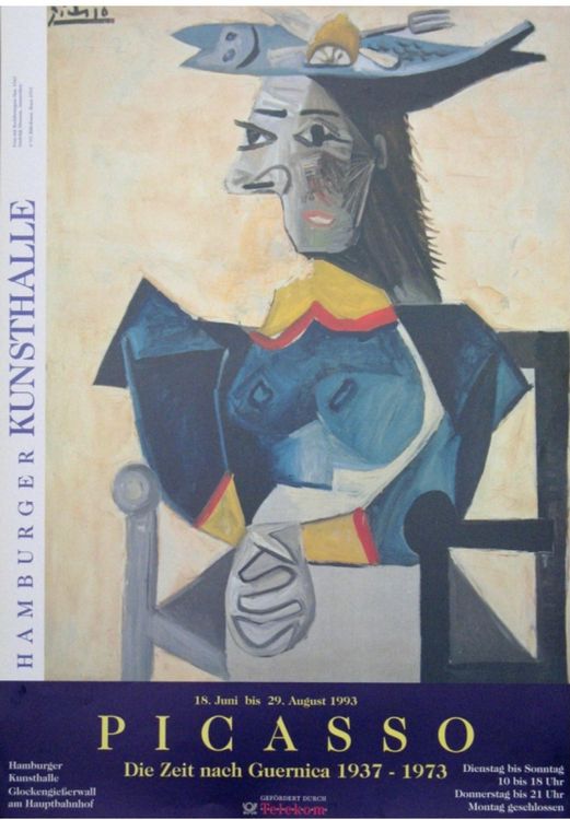 Picasso Pablo - Plakat Ausstellung 1993 in Hamburg | Kaufen auf Ricardo