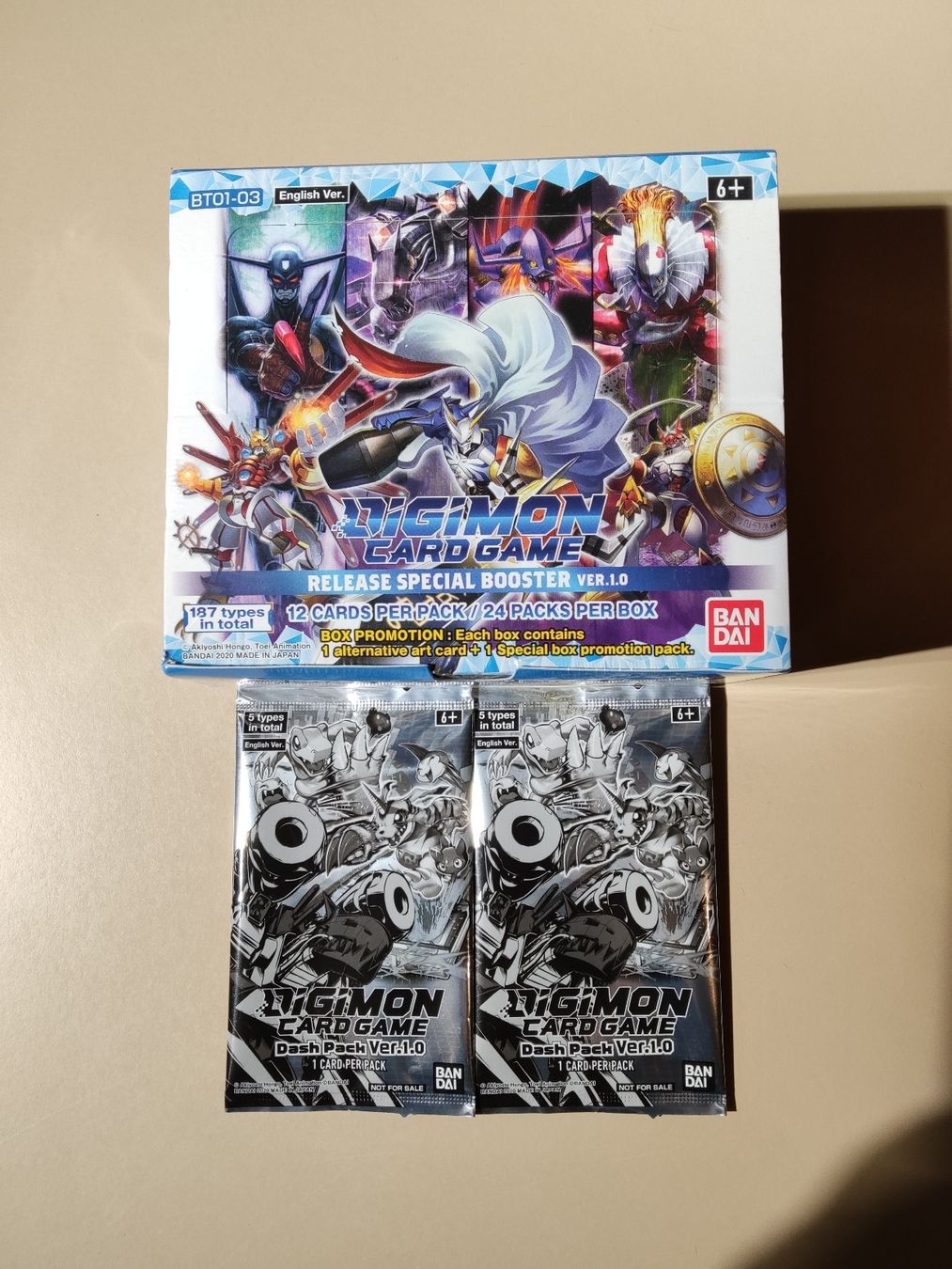 Digimon Card Game Booster Box BT01-03 + 2 Dash Packs! (Neu (gemäss ...
