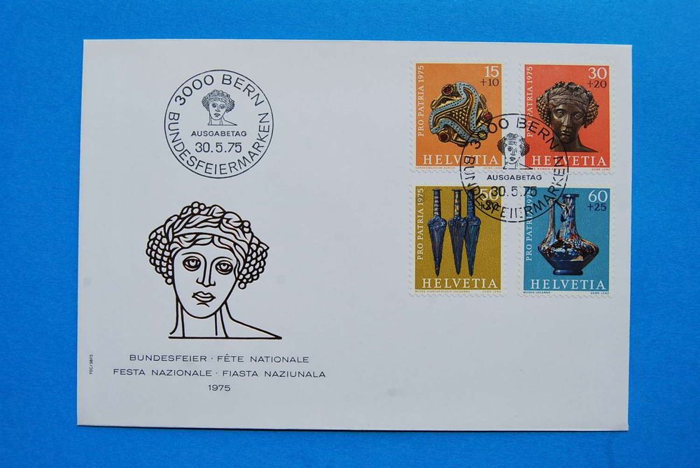 FDC Pro Patria 1975 (Gebraucht) in Rüfenacht BE für CHF 1 – mit Lieferung auf Ricardo kaufen