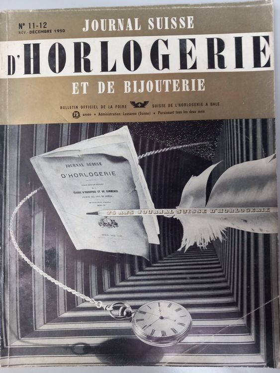 1875 -1950: Sonderheft Jubiläum Journal Suisse d'horlogerie | Kaufen ...
