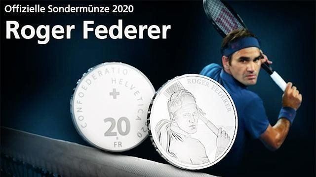 20 Fr. Sonder-Münze 2020 Roger Federer (Neu und originalverpackt) in Emmenbrücke für CHF 45 ...