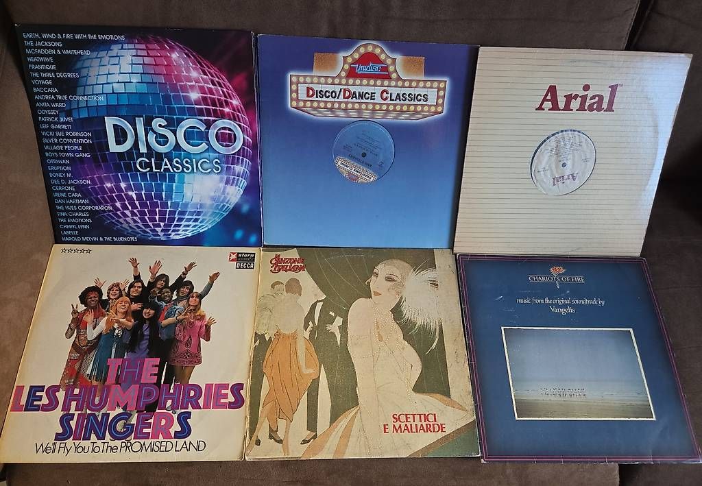 Disco Classics, Vangelis, Ariel 6 vinili vari anni 70/80 (Gebraucht) in ...