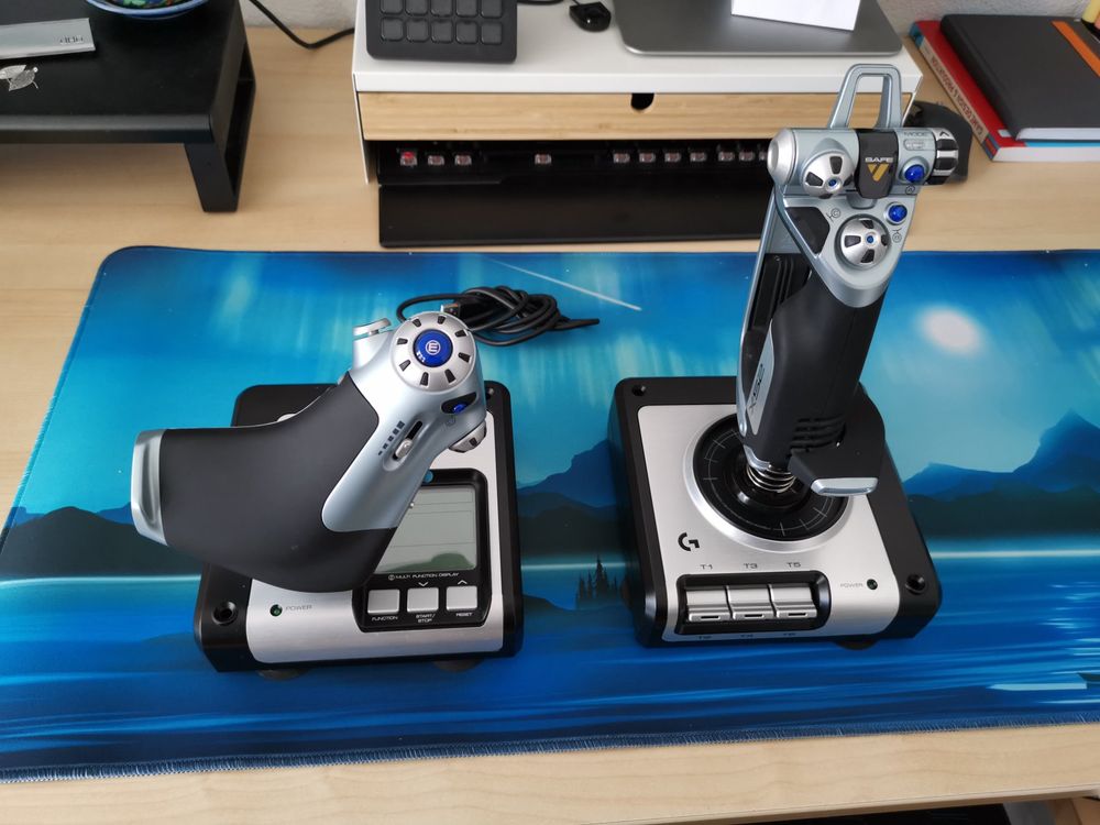 Logitech G Saitek X52 Joystick & Schubregler HOTAS (Gebraucht) in ...