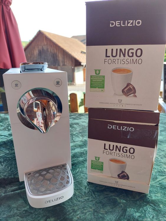 DELIZIO KAPSEL KAFFEEMASCHINE WEISS | Kaufen auf Ricardo