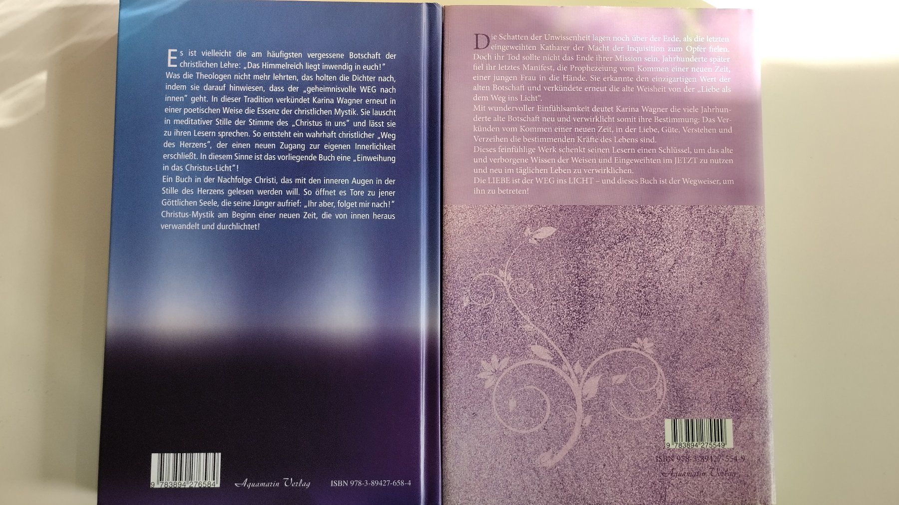 KARINA WAGNER EINWEIHUNG IN DAS CHRISTUS.+LIEBE IST DER WEG. (Gebraucht ...