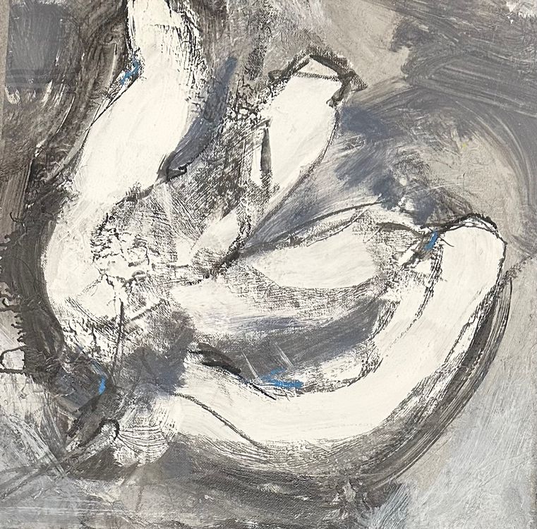 Abstrakte Mischtechnik Gemälde Verso beschriftet (Gebraucht) in Hochdorf für CHF 5 – mit ...