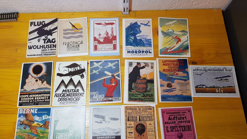 Aviatik Plakate Postkarten 16 Stück | Kaufen auf Ricardo