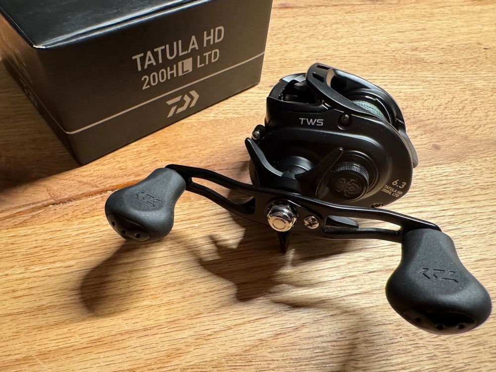 Daiwa Tatula HD LTD 200HL, mit Dragclicker, Power Pro 0.32mm (Gebraucht ...