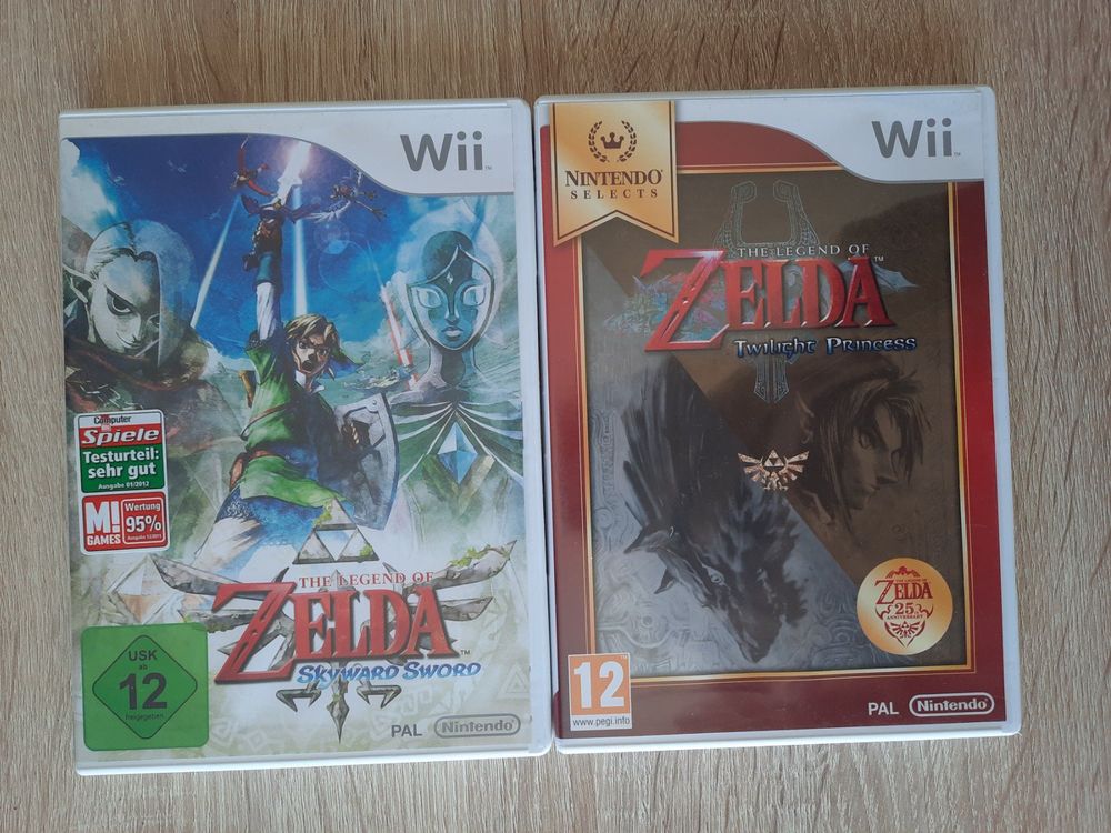 Zelda Wii: Twilight Princess & Skyward Sword (Gebraucht) in Langenthal ...