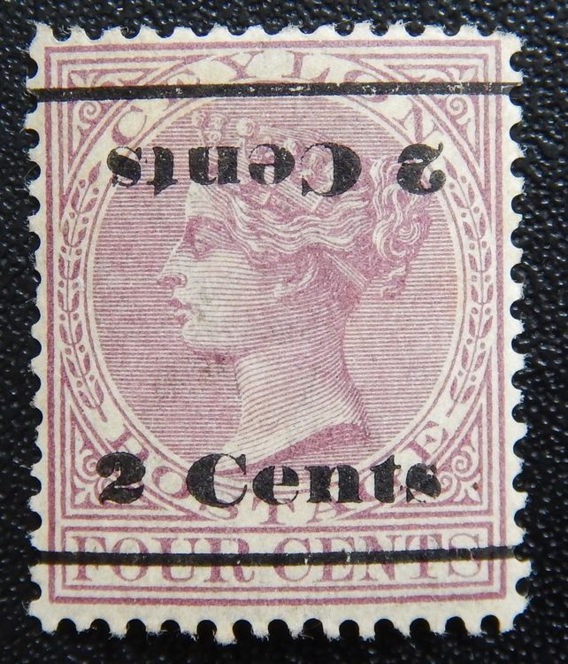 Ceylon Kat. 106 * 1888 Doppelt & Inverted Kat. 250£ (Gebraucht) in ...