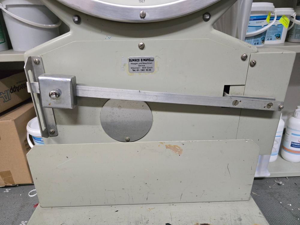 Busch Paketwaage bzw. Tischwaage bis 60kg 55x63cm H: 110cm (Gebraucht ...