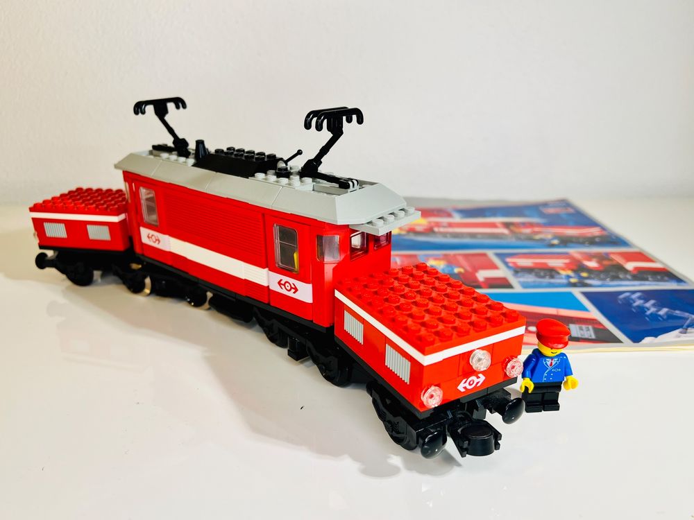 Lego 9V Nr. 4551 Rotes Krokodil von 1991 mit Bauplan | Kaufen auf Ricardo
