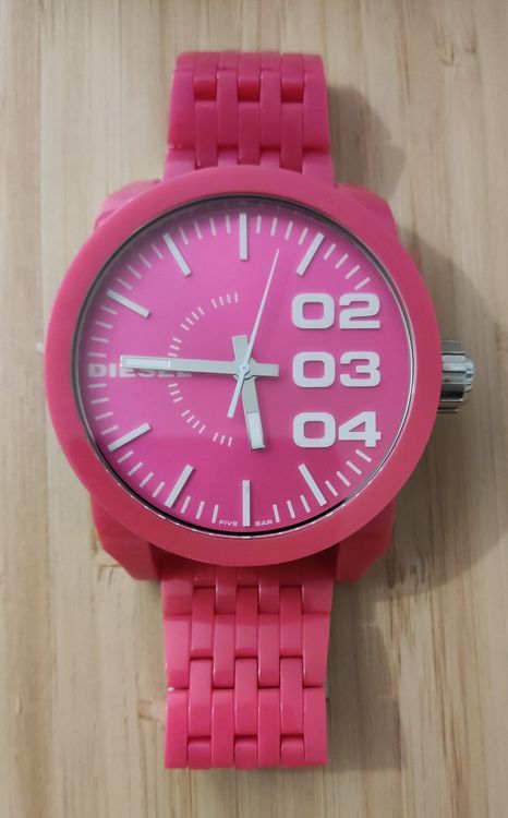 DIESEL Double Down Chronograph XXL pink (Gebraucht) in Uster für CHF 48 ...