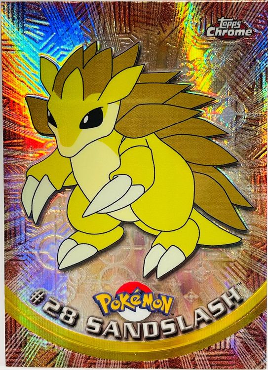 topps - Pokémon - VARIANTE #28 Sandslash, SPECTRA-CHROME (Neu (gemäss ...