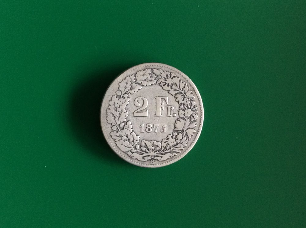 2 francs 1875 Rare (D'occasion) à Genève pour CHF 18 – avec livraison ...