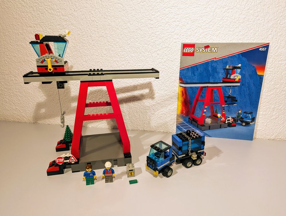 LEGO® System 4557 Eisenbahn Container-Verladekran | Kaufen auf Ricardo