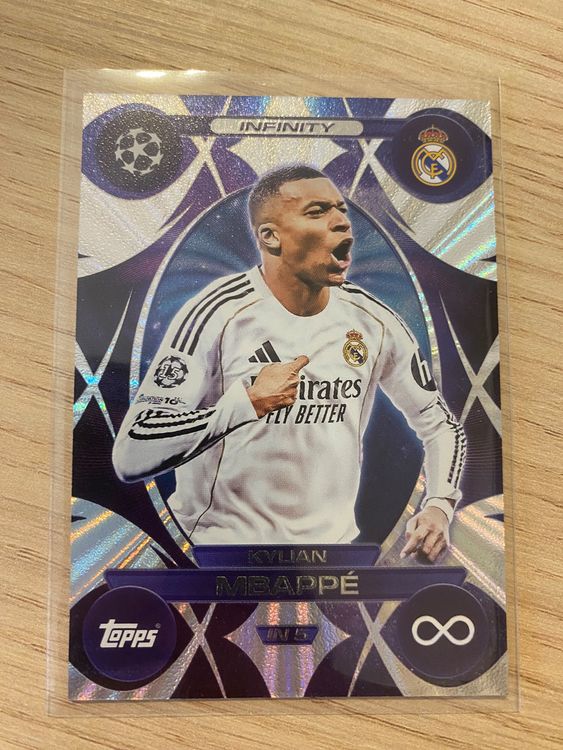 Topps Match Attax 25/26 Mbappé Infinity IN 5 (Neu (gemäss Beschreibung ...