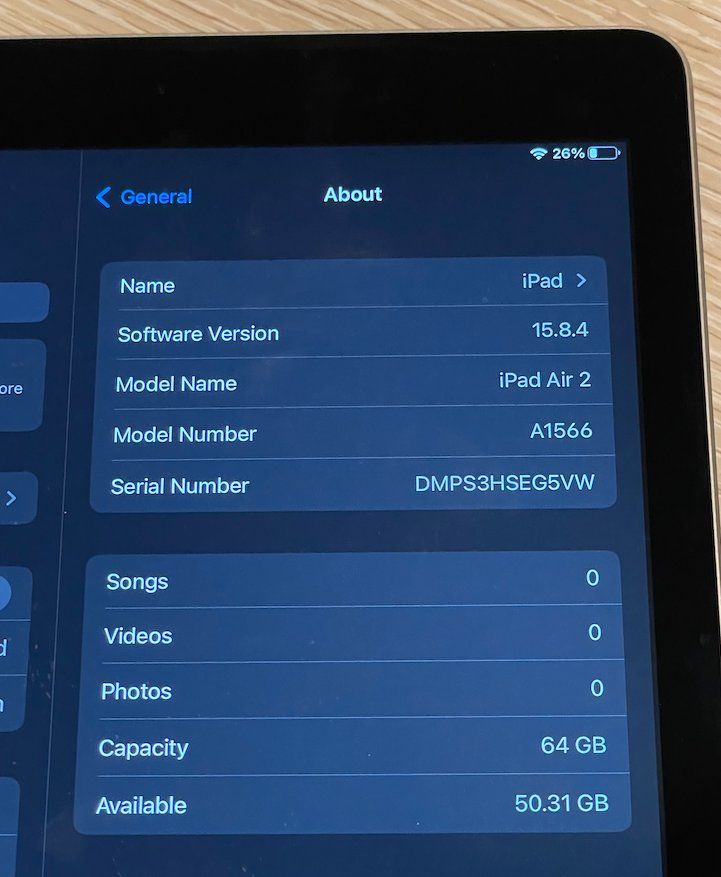 iPad Air 2 (Wi-Fi) 64GB (Gebraucht) in Vevey für CHF 90 – mit Lieferung ...