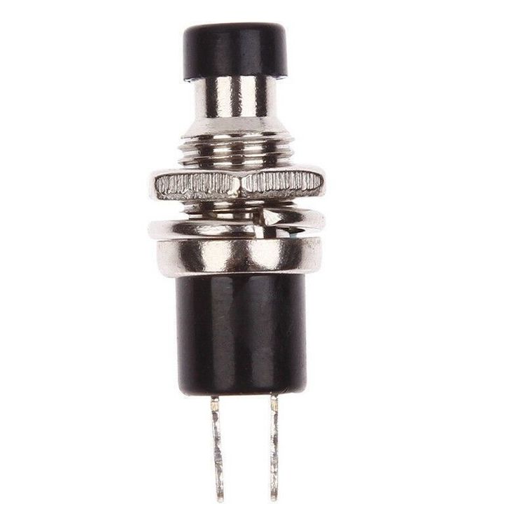 Mini-Momenttaster Metall schwarz, 20 Stück (Neu (gemäss Beschreibung ...