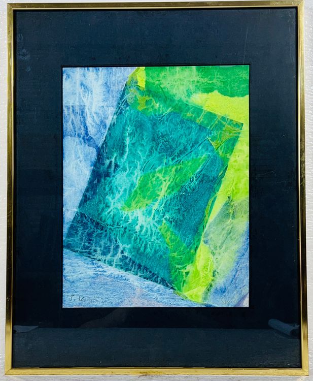 T.Voigt Abstrakte Aquarell Signiert | Kaufen auf Ricardo