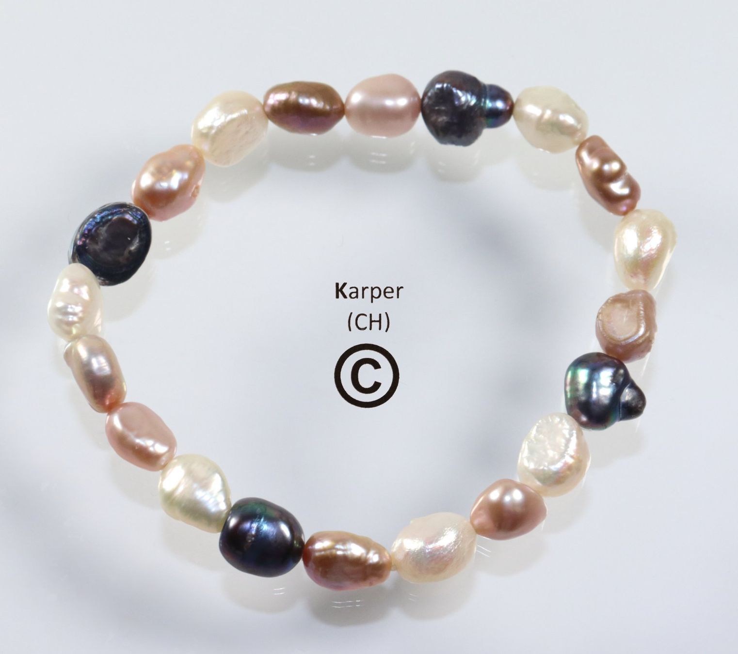 Süßwasser Zucht Perlen / Perle de culture eau douce (Neu und ...