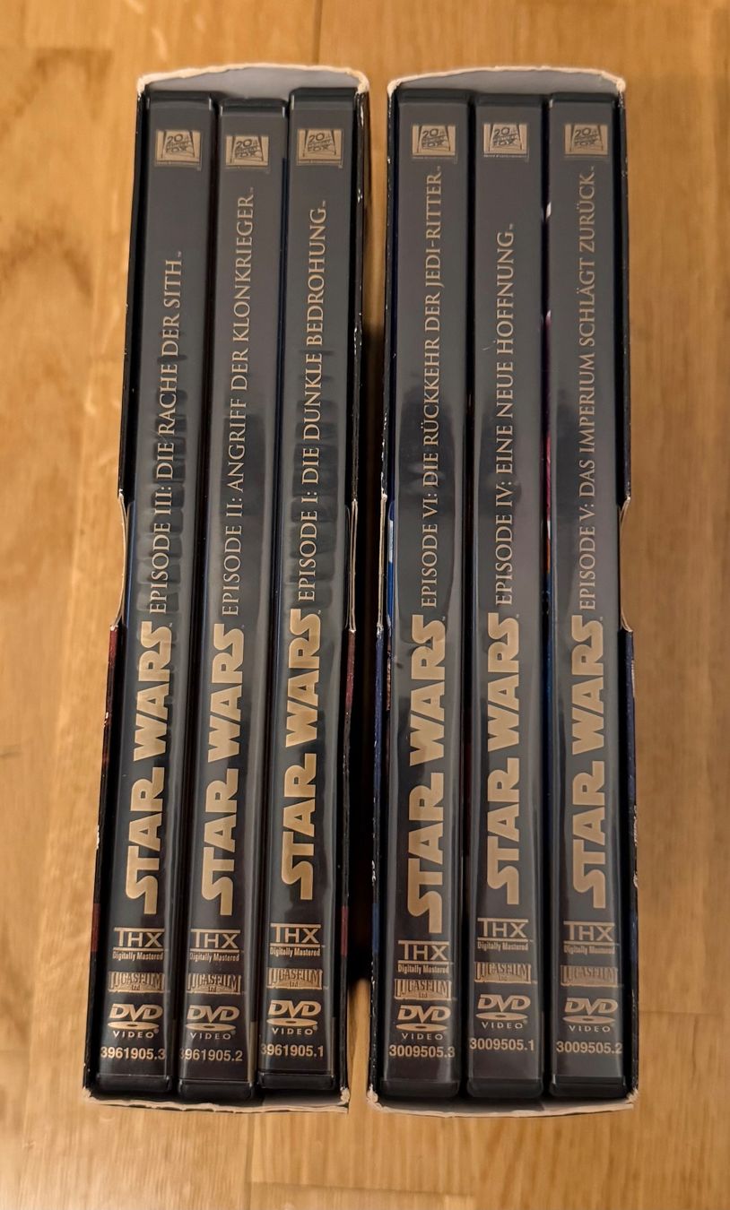 Star Wars Teil 1-6 DVD Box Set (Gebraucht) in Chur für CHF 1 – mit ...